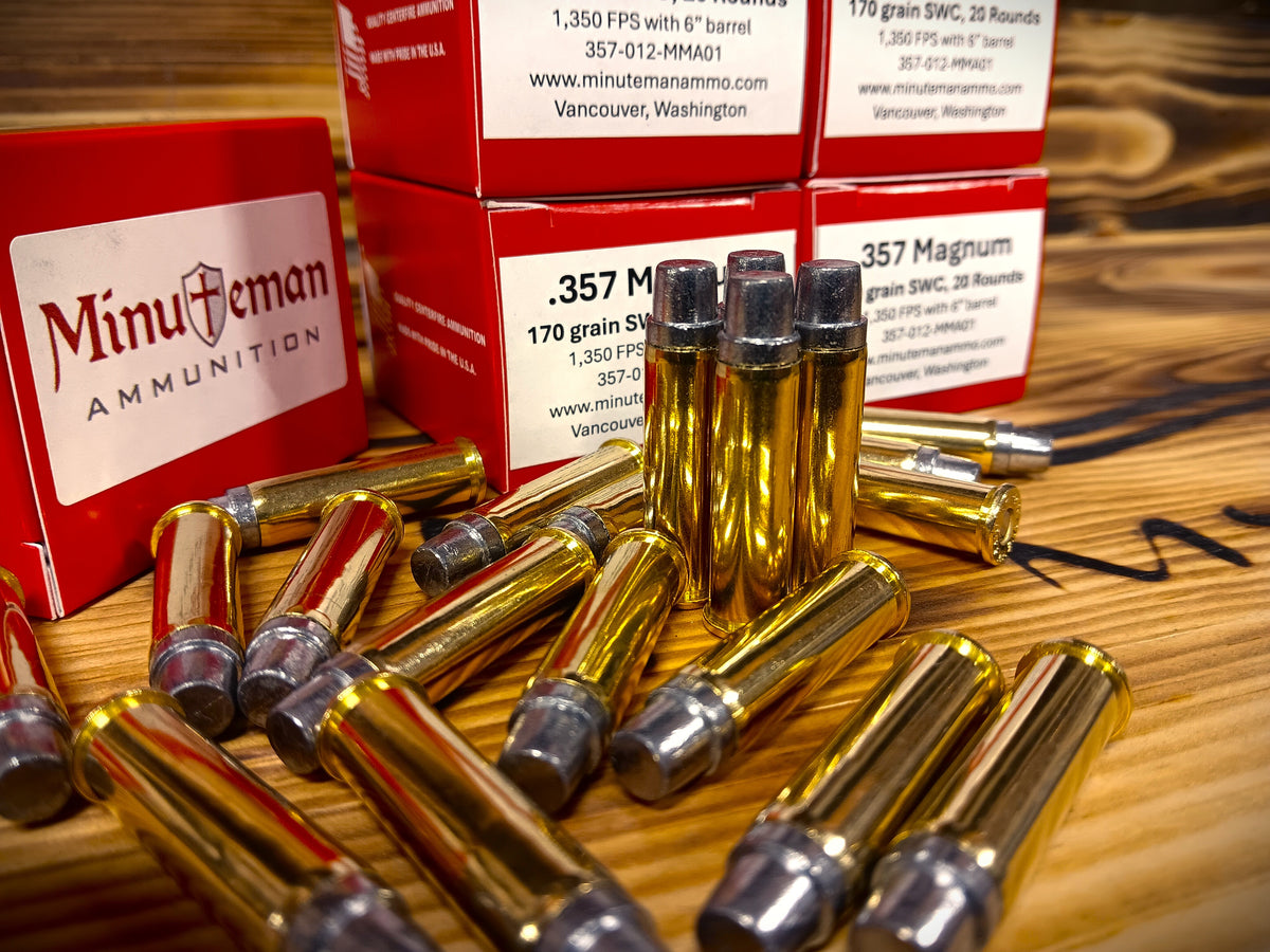 .357 Magnum 170 grain SWC Hard-Cast @ 1,350 FPS, 20 Rds - Bear Down Co ...
