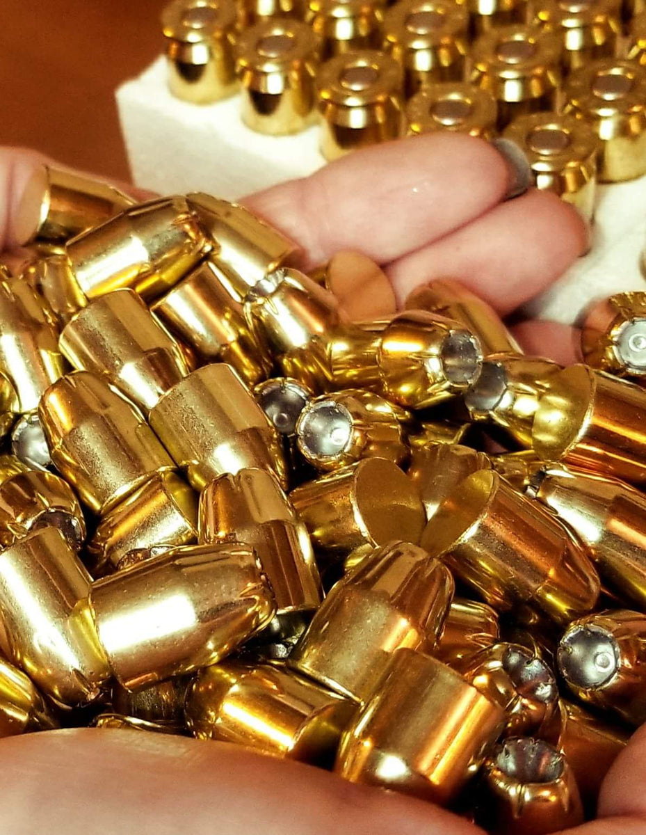 45 ACP 230 grain JHP @ 830 fps. 50 rounds. – Minuteman